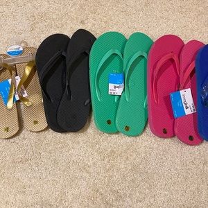 Shoes | Lot Of 16 Pair Of Colored Flip Flops | Poshmark